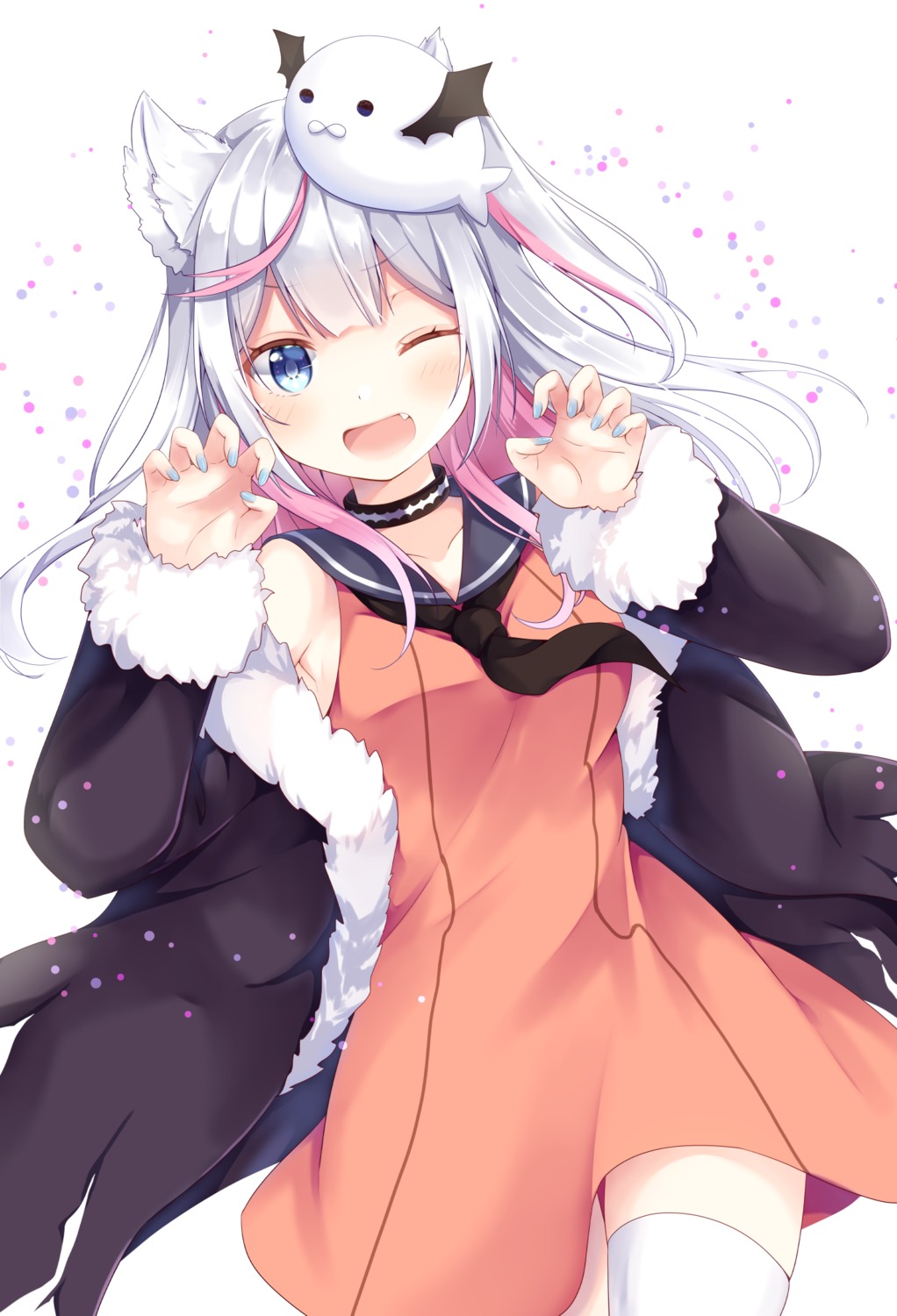 gomano rio animal ears dress thighhighs | #737369 | yande.re